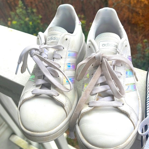 adidas | Shoes | Adidas Chrome Sided Sneakers | Poshmark